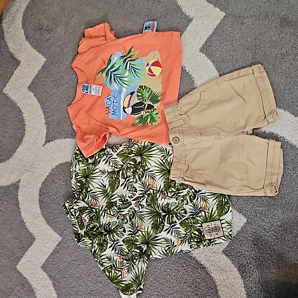 Little Lad | Matching Sets | 3 Piece Little Lad Tropical Outfit | Poshmark